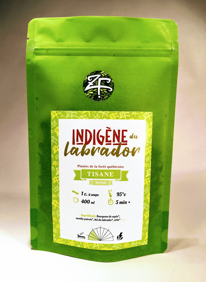 Tisane de plantes sauvages l'Indigène du Labrador Les Zerbes Folles ...